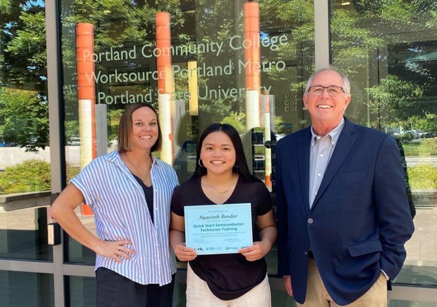 Hillsboro semiconductor program graduates first all-female cohort ...