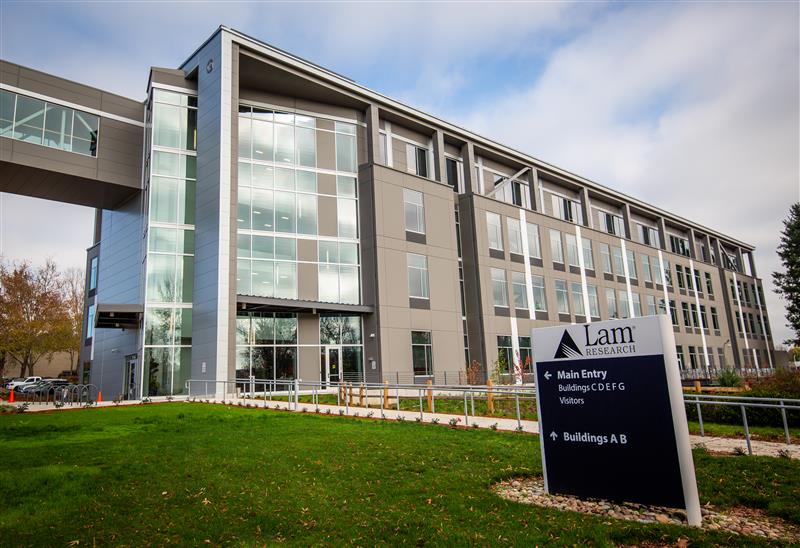 Lam Research unveils new 4-story office building with 700 workspaces in ...