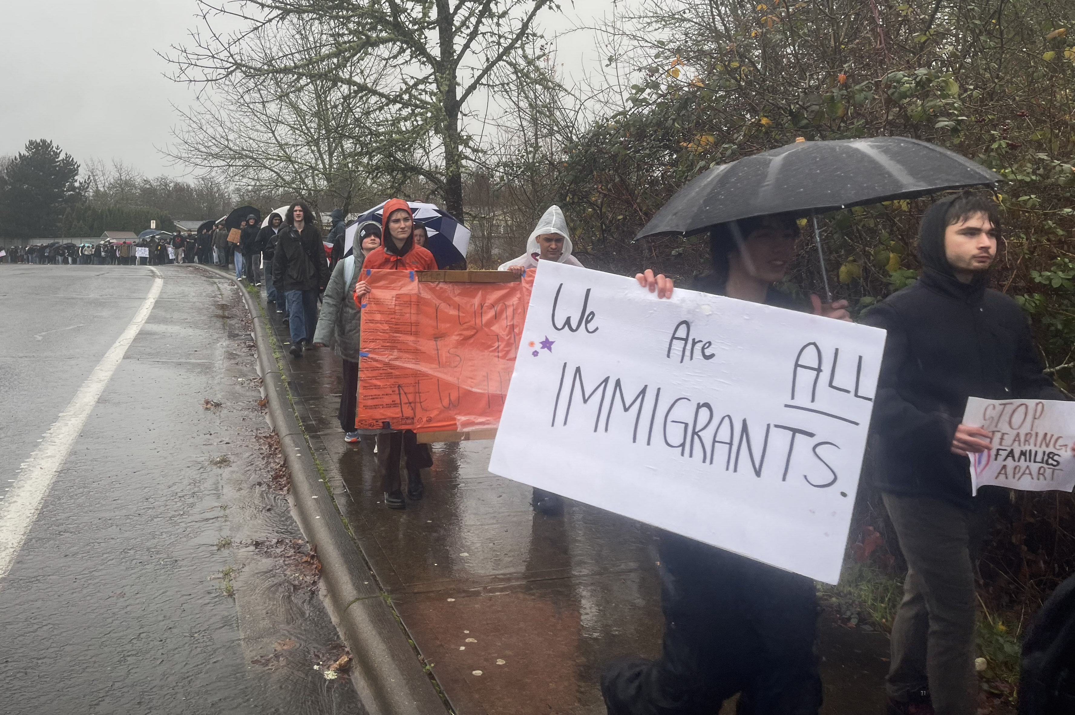 Forest Grove High students ‘stand up for community’ in protest to ...